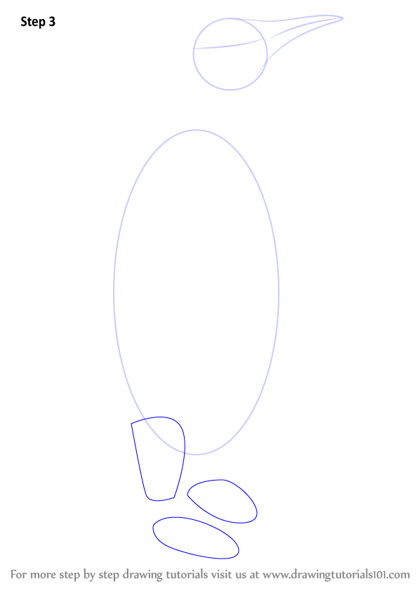 How to Draw a Penguin (Antarctic Animals) Step by Step ...