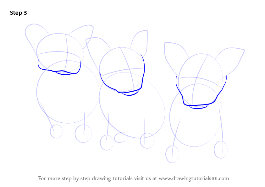 How to Draw Puppies (Dogs) Step by Step | DrawingTutorials101.com