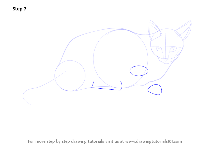 How to Draw a Cat (Farm Animals) Step by Step | DrawingTutorials101.com