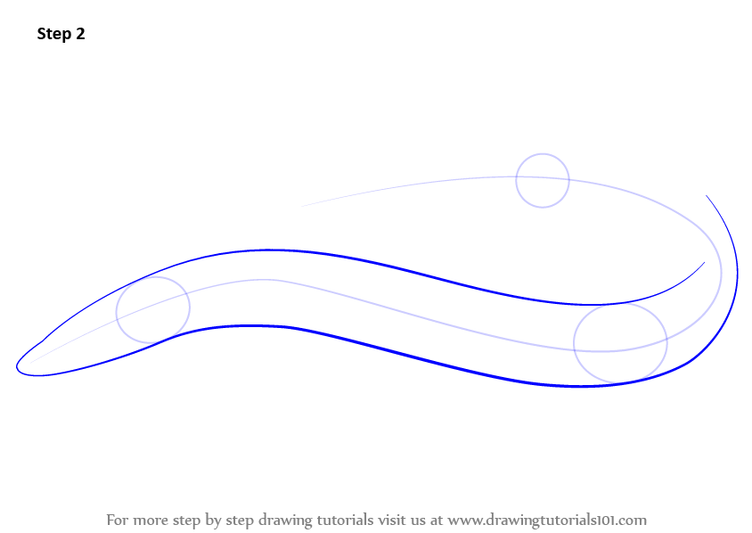 How to Draw an American Eel (Fishes) Step by Step | DrawingTutorials101.com