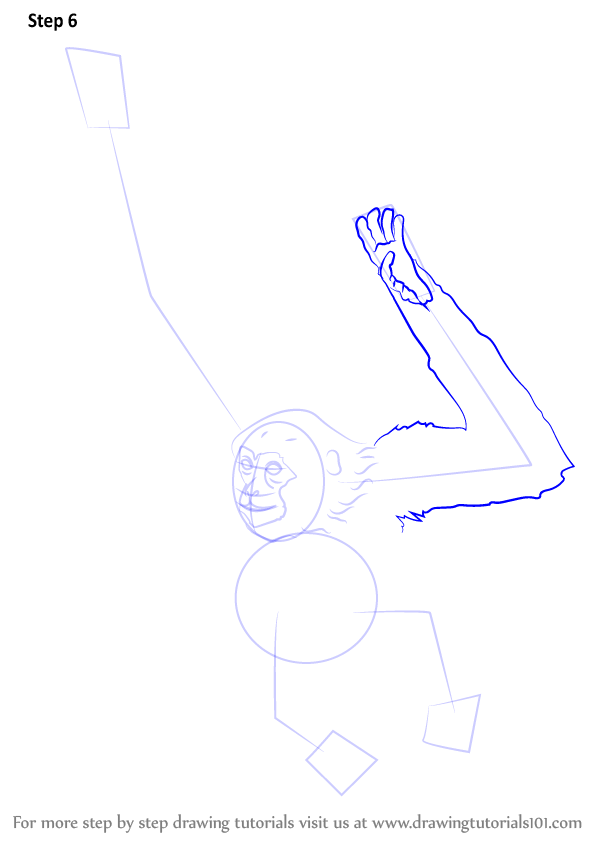 How to Draw a Siamang (Primates) Step by Step | DrawingTutorials101.com