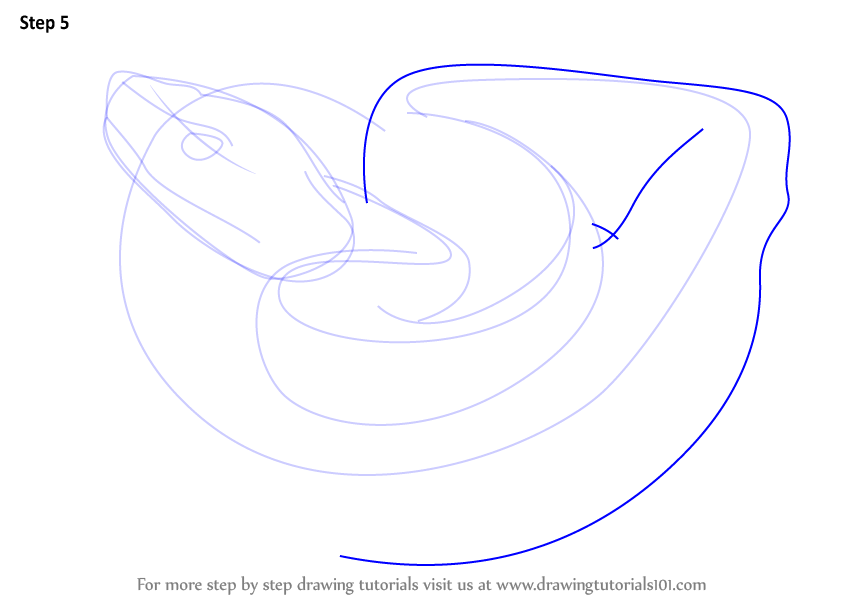 How to Draw a Golden Lancehead (Snakes) Step by Step ...