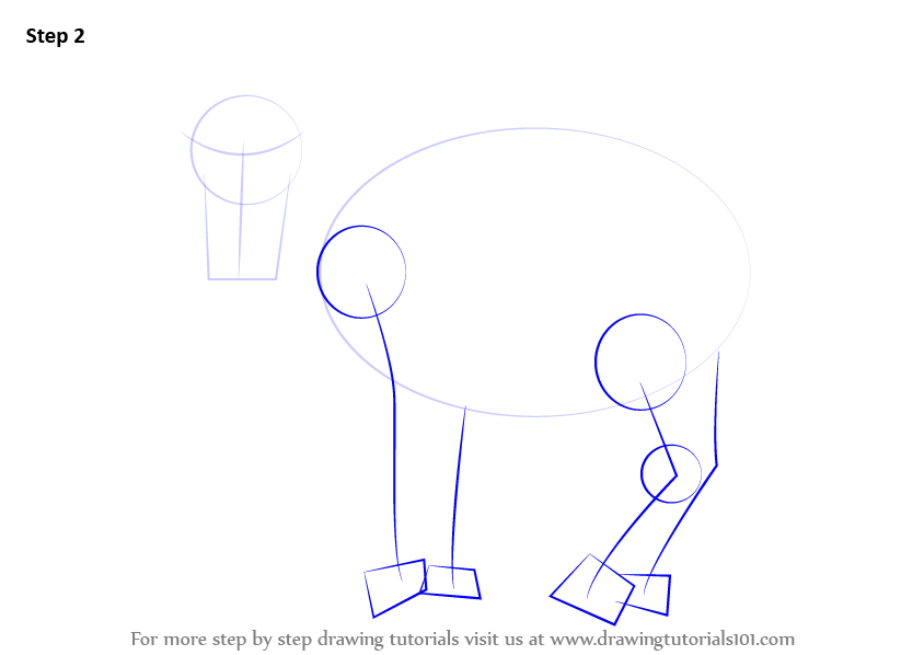 How to Draw a Barbary sheep (Wild Animals) Step by Step ...