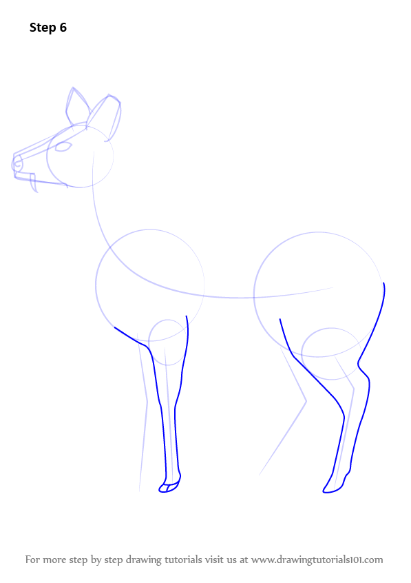 How To Draw Deer Feet