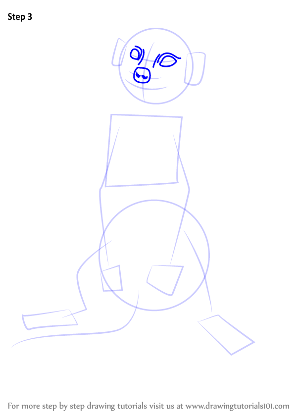 How to Draw a Meerkat Sitting (Wild Animals) Step by Step ...