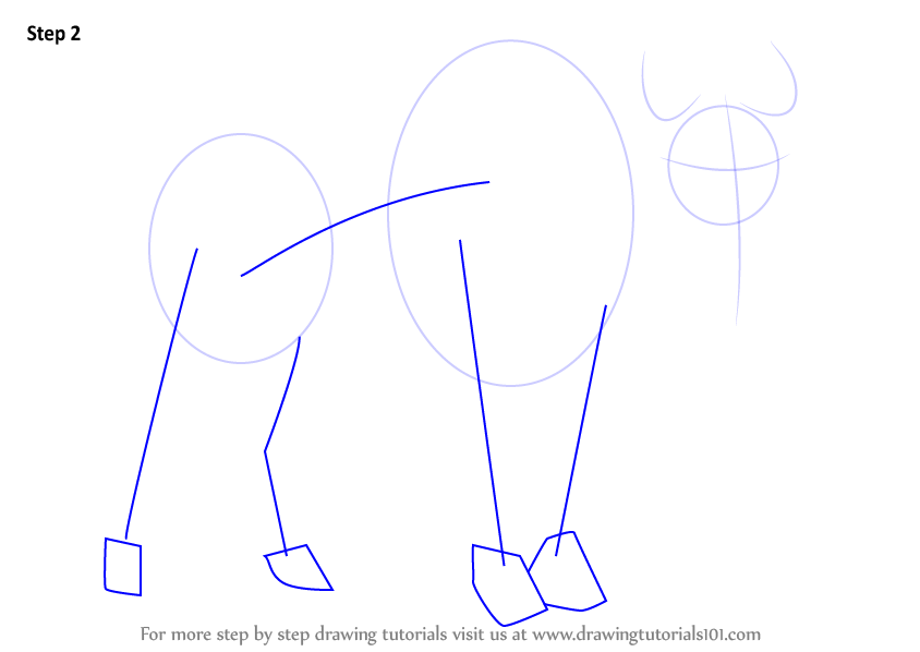 How to Draw a Takin (Wild Animals) Step by Step | DrawingTutorials101.com