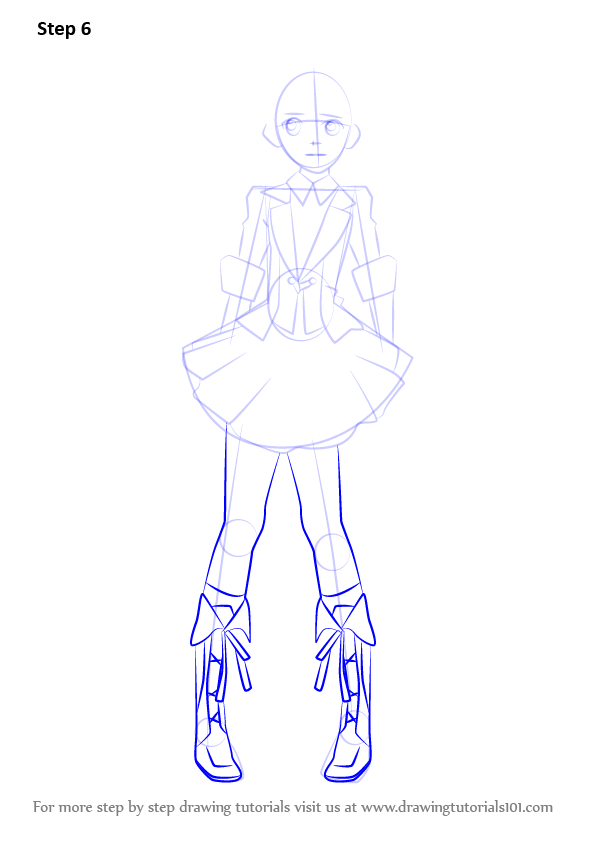 How to Draw Sayaka Akimoto from AKB0048 (AKB0048) Step by Step ...