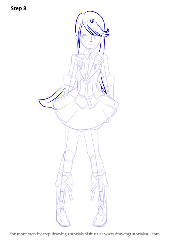 Step by Step How to Draw Sayaka Akimoto from AKB0048 ...