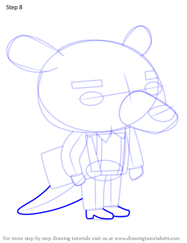 How to Draw Arihiko from Aggretsuko (Aggretsuko) Step by Step ...