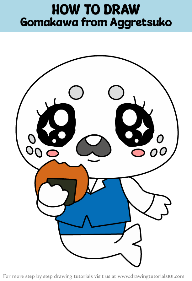 How to Draw Gomakawa from Aggretsuko (Aggretsuko) Step by Step ...