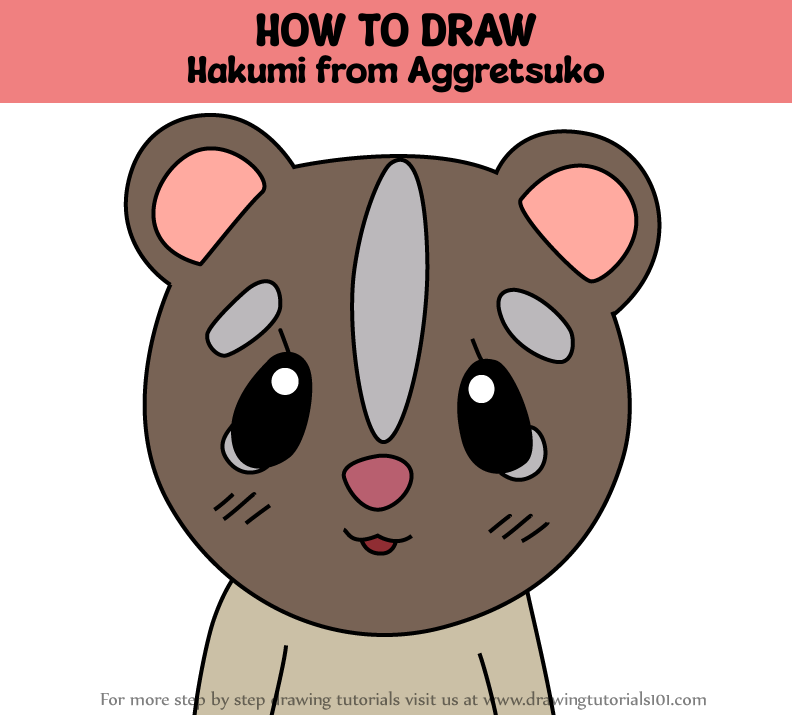How to Draw Hakumi from Aggretsuko (Aggretsuko) Step by Step ...