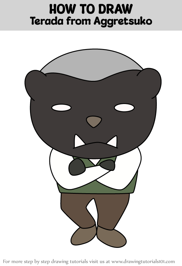 How to Draw Terada from Aggretsuko (Aggretsuko) Step by Step ...