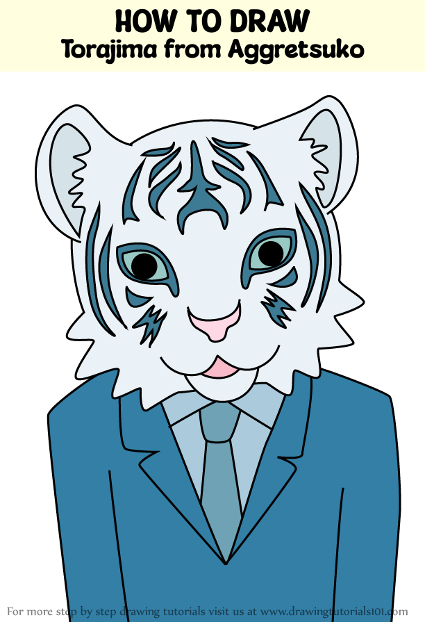 How to Draw Torajima from Aggretsuko (Aggretsuko) Step by Step ...