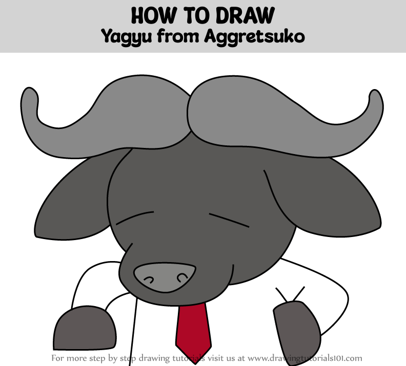How to Draw Yagyu from Aggretsuko (Aggretsuko) Step by Step ...