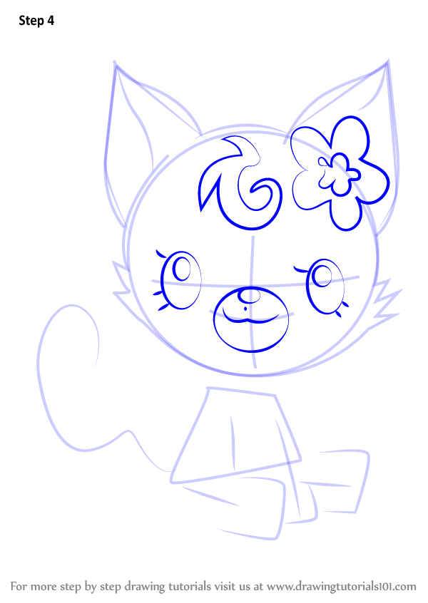 How to Draw Shiny Cat from Aikatsu Stars! (Aikatsu Stars!) Step by Step ...
