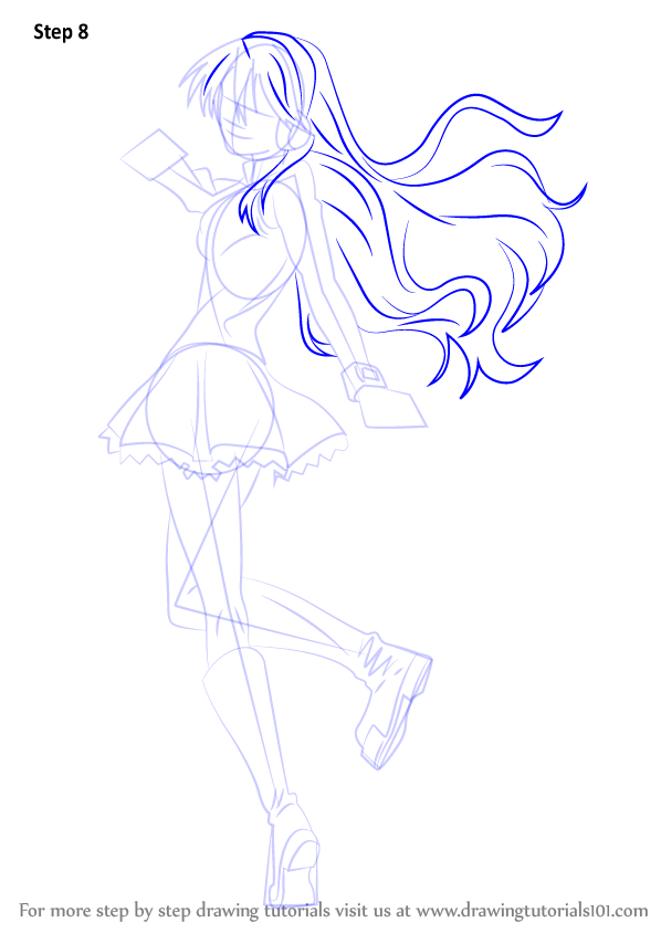 How to Draw Chelsea from Akame ga Kill! (Akame Ga Kill) Step by Step ...