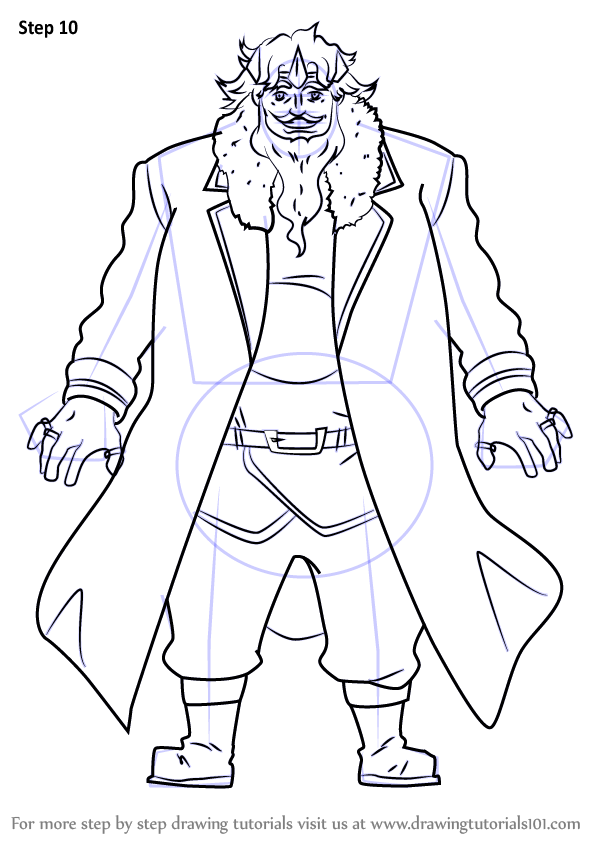 How to Draw Honest from Akame Ga Kill (Akame Ga Kill) Step by Step ...