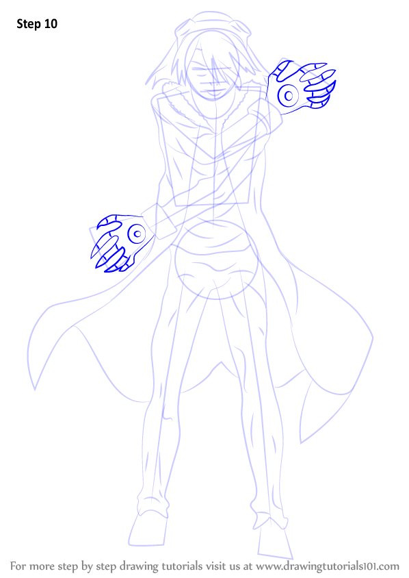 How to Draw Lubbock from Akame Ga Kill (Akame Ga Kill) Step by Step ...