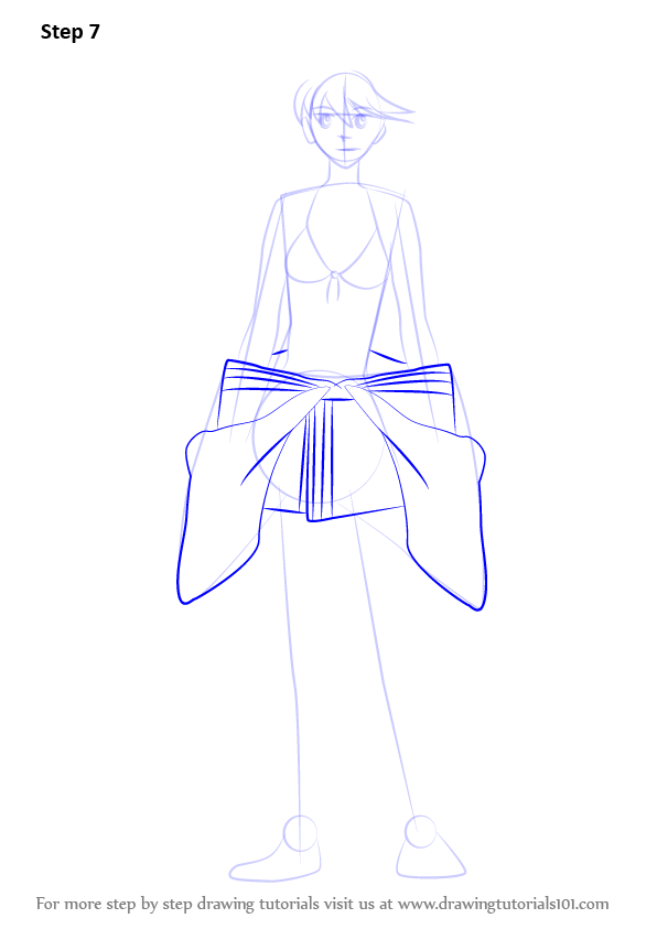 How to Draw Mez from Akame Ga Kill (Akame Ga Kill) Step by Step ...