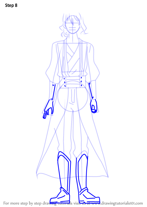 How to Draw Run from Akame Ga Kill (Akame Ga Kill) Step by Step ...