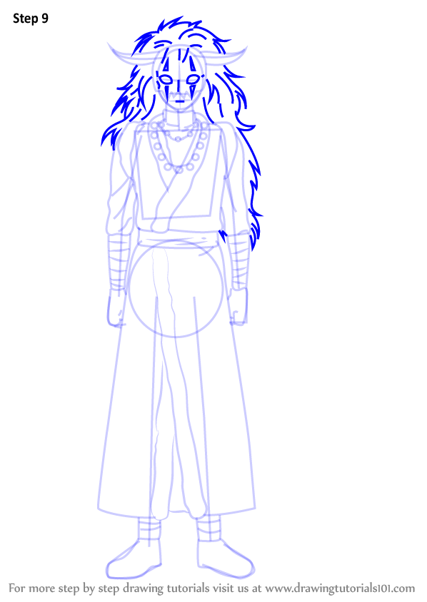 How to Draw Shin-Ah from Akatsuki No Yona (Akatsuki No Yona) Step by ...