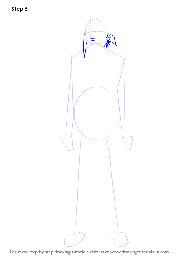 How to Draw TK full body from Angel Beats! (Angel Beats!) Step by Step ...