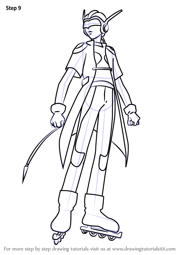 How to Draw Mark II from Angelic Layer (Angelic Layer) Step by Step ...