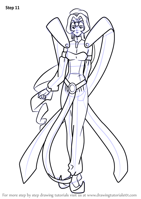 How to Draw Ranga from Angelic Layer (Angelic Layer) Step by Step ...