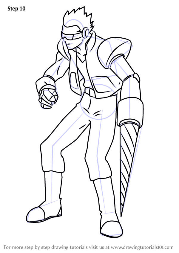How to Draw Tri from Angelic Layer (Angelic Layer) Step by Step ...