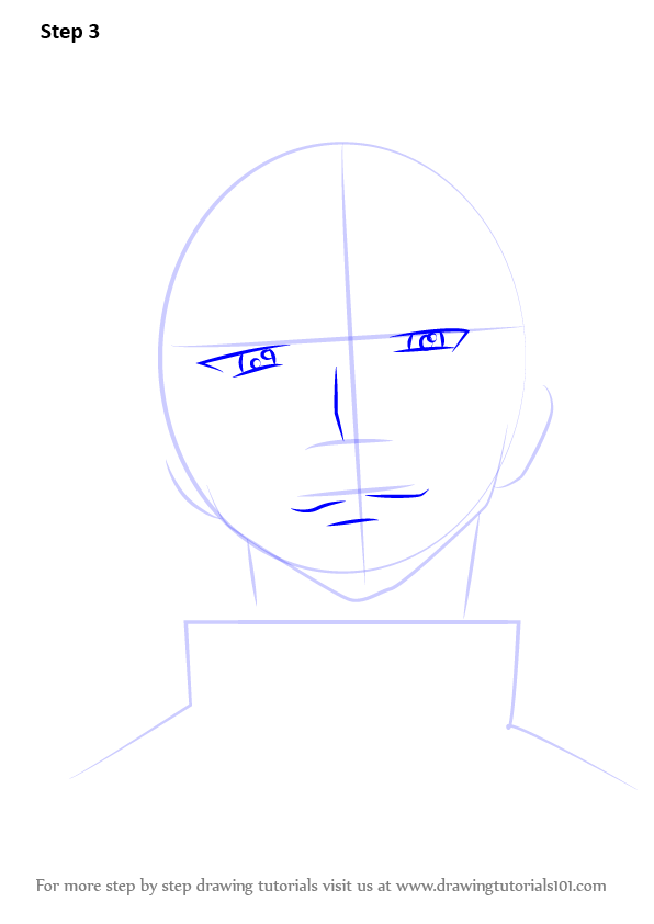 How to Draw Cheng-Long Liu from Ao No Exorcist (Ao No Exorcist) Step by ...