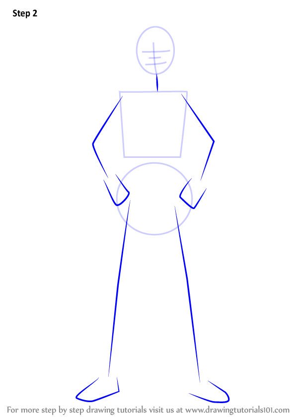 How to Draw Lewin Light from Ao No Exorcist (Ao No Exorcist) Step by ...