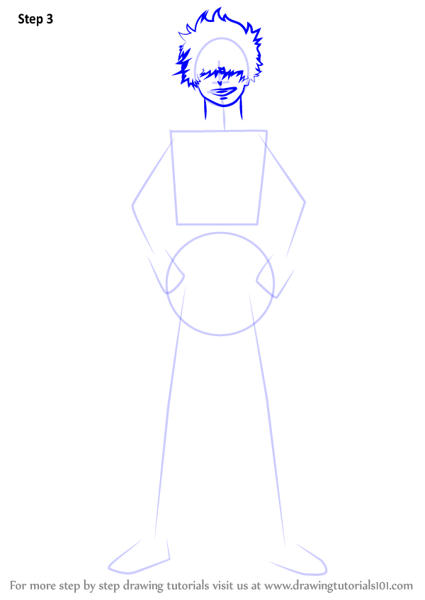 How to Draw Lewin Light from Ao No Exorcist (Ao No Exorcist) Step by ...