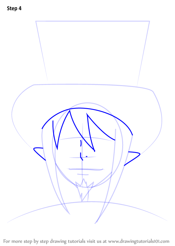 How to Draw Mephisto Pheles from Ao No Exorcist (Ao No Exorcist) Step ...