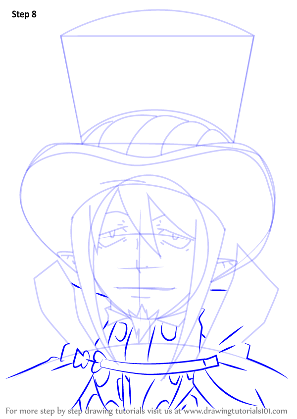 How to Draw Mephisto Pheles from Ao No Exorcist (Ao No Exorcist) Step ...