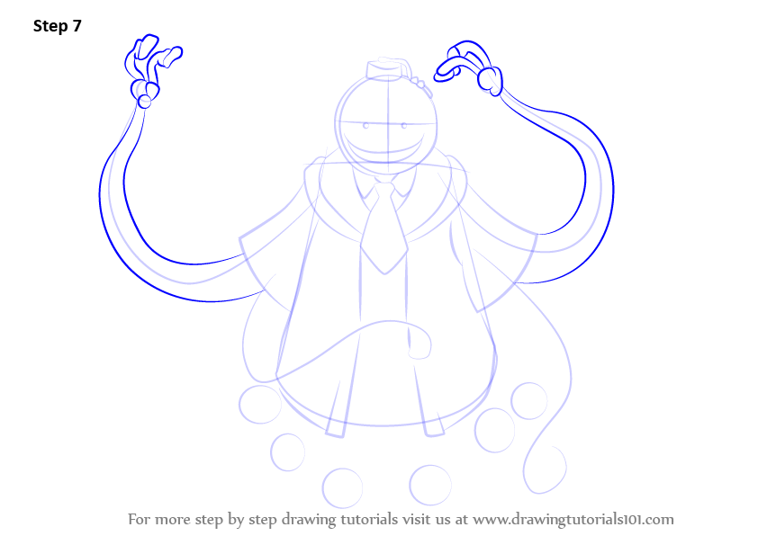 How to Draw Koro-Sensei from Assassination Classroom (Assassination ...