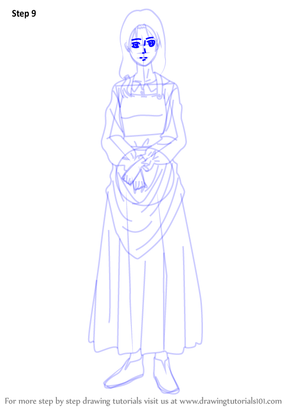 How to Draw Kalura Yeager from Attack on Titan (Attack on Titan) Step ...