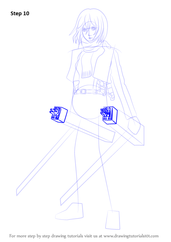 Mikasa Ackerman Drawing Tutorial