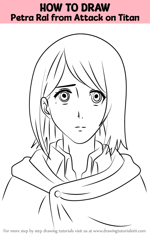 How to Draw Petra Ral from Attack on Titan (Attack on Titan) Step by ...