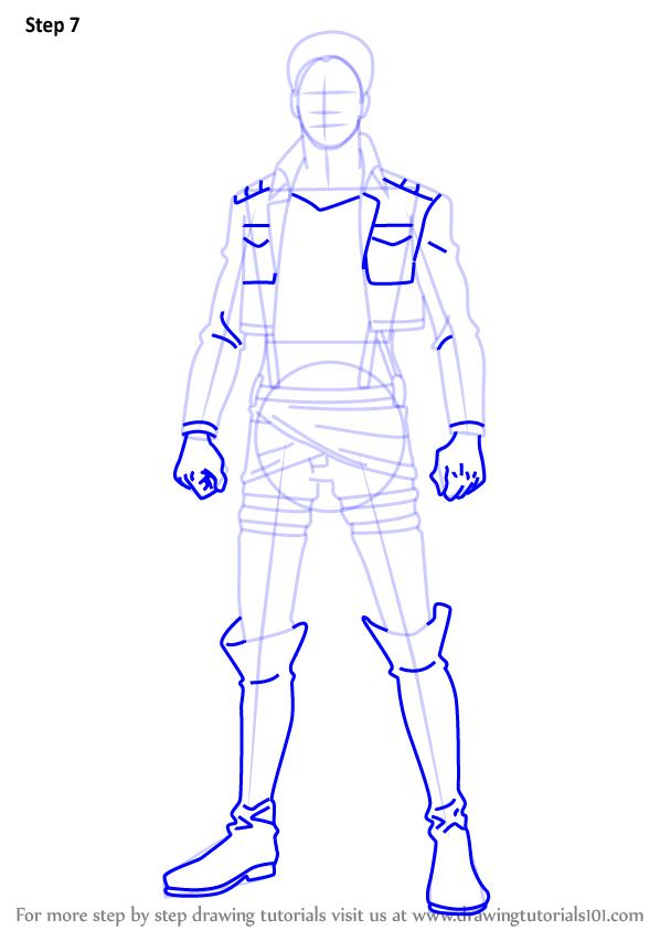 How to Draw Reiner Braun from Attack on Titan (Attack on Titan) Step by ...