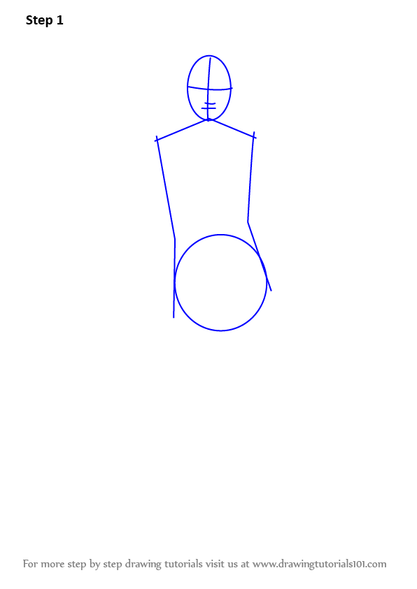 How to Draw Koyomi Araragi from Bakemonogatari (Bakemonogatari) Step by ...