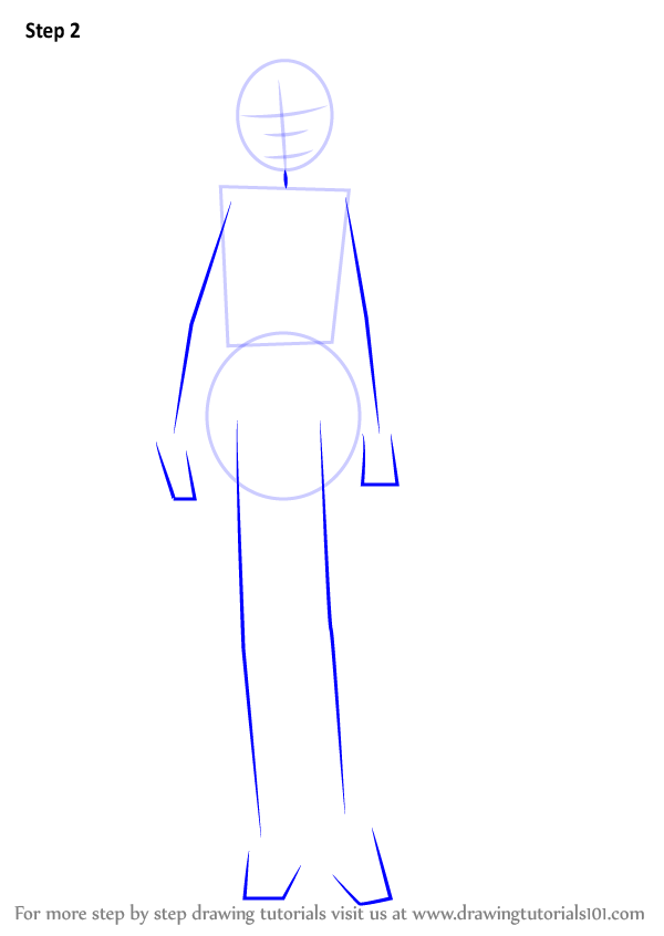 How to Draw Rouka Numachi from Bakemonogatari (Bakemonogatari) Step by ...