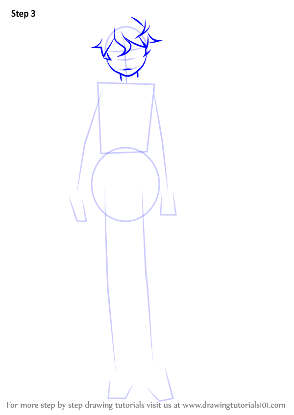 How to Draw Rouka Numachi from Bakemonogatari (Bakemonogatari) Step by ...