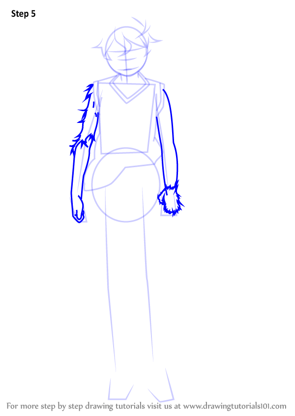 How to Draw Rouka Numachi from Bakemonogatari (Bakemonogatari) Step by ...