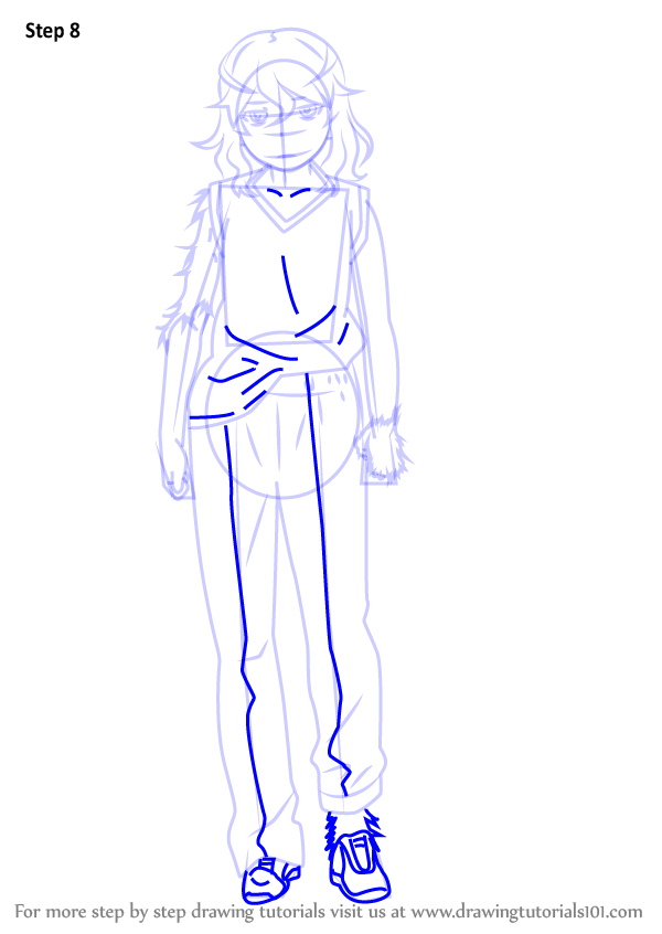 How to Draw Rouka Numachi from Bakemonogatari (Bakemonogatari) Step by ...