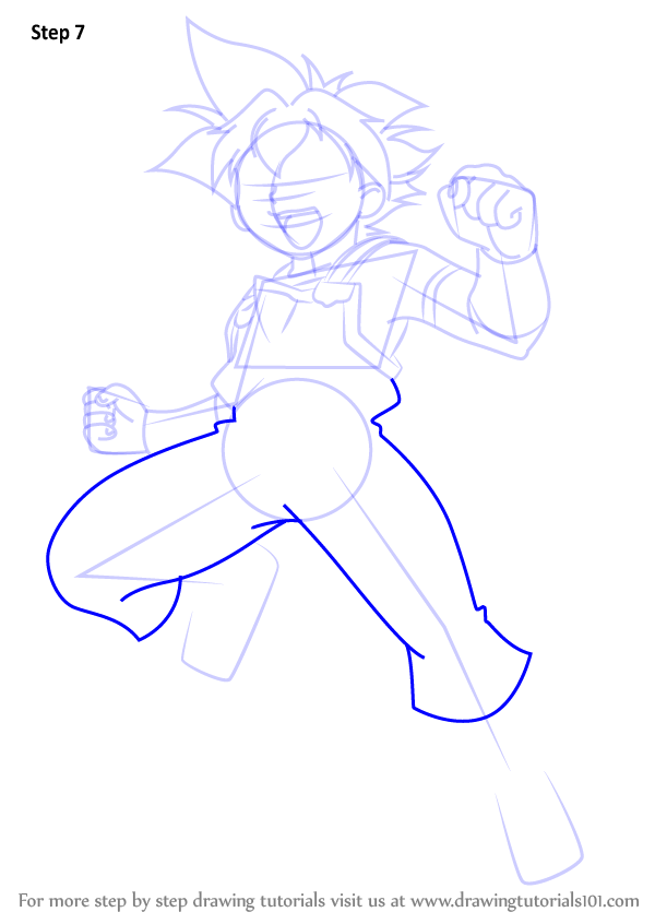 How to Draw Max Tate from Beyblade (Beyblade) Step by Step ...