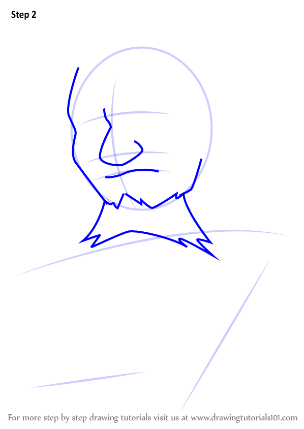 How To Draw Voltaire Hiwatari From Beyblade Printable Step
