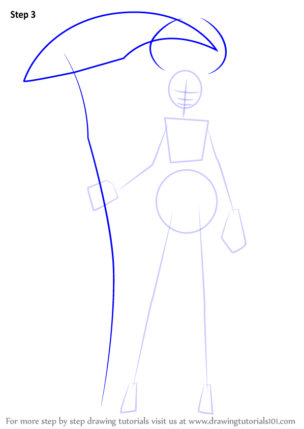 How to Draw Dead Master from Black Rock Shooter (Black Rock Shooter ...