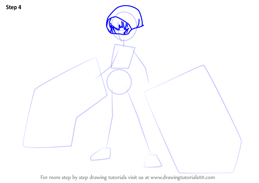 How to Draw Strength from Black Rock Shooter (Black Rock Shooter) Step ...