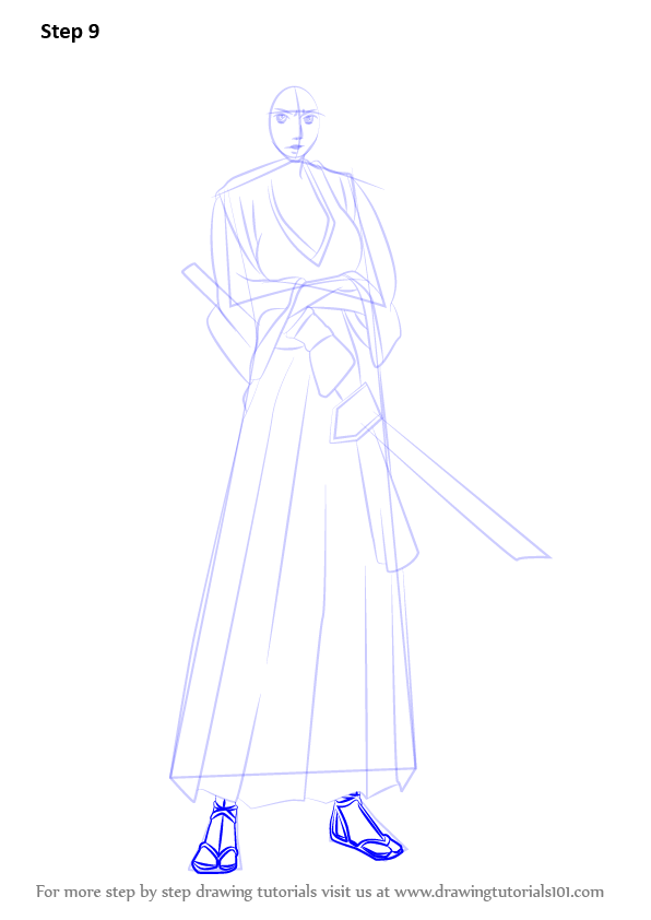 How to Draw Rangiku Matsumoto from Bleach (Bleach) Step by Step ...