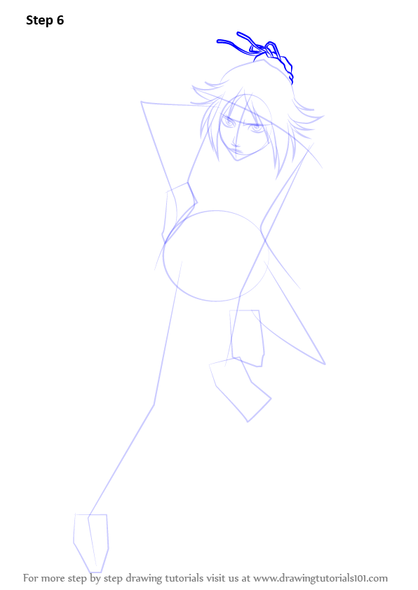 How to Draw Yoruichi Shihouin from Bleach (Bleach) Step by Step ...